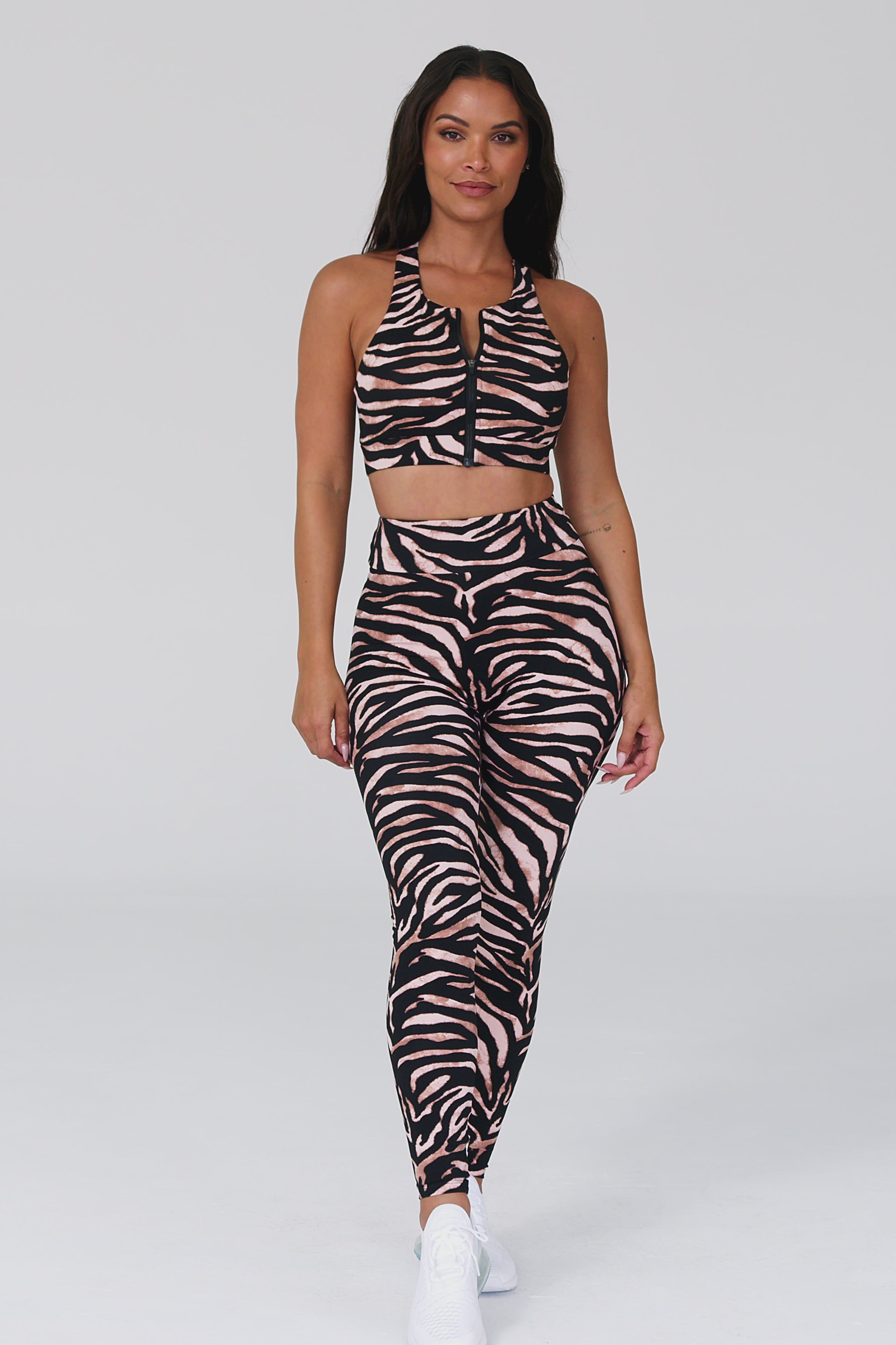 Unleashed Racer Zip Up Bra
