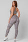 Python V-Cut Scrunch Legging
