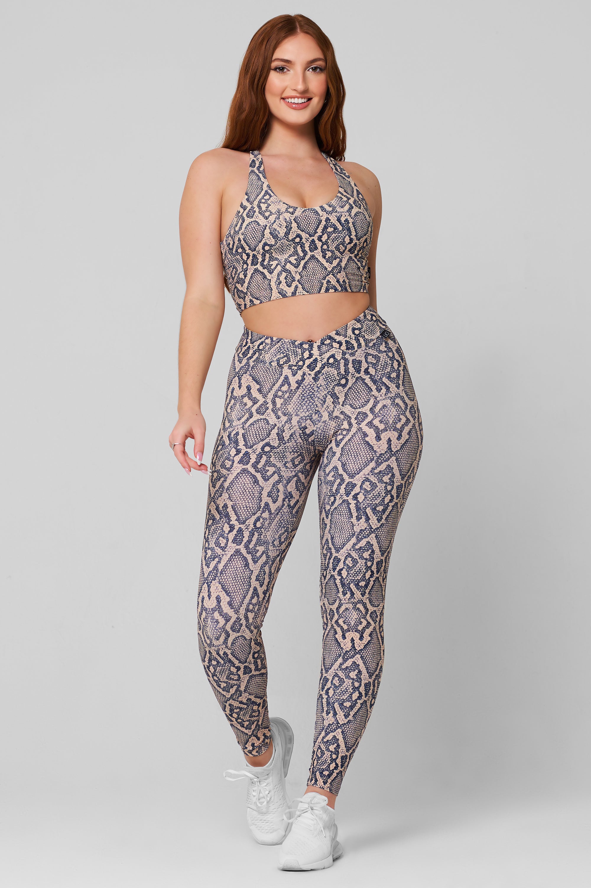 Python V-Cut Scrunch Legging